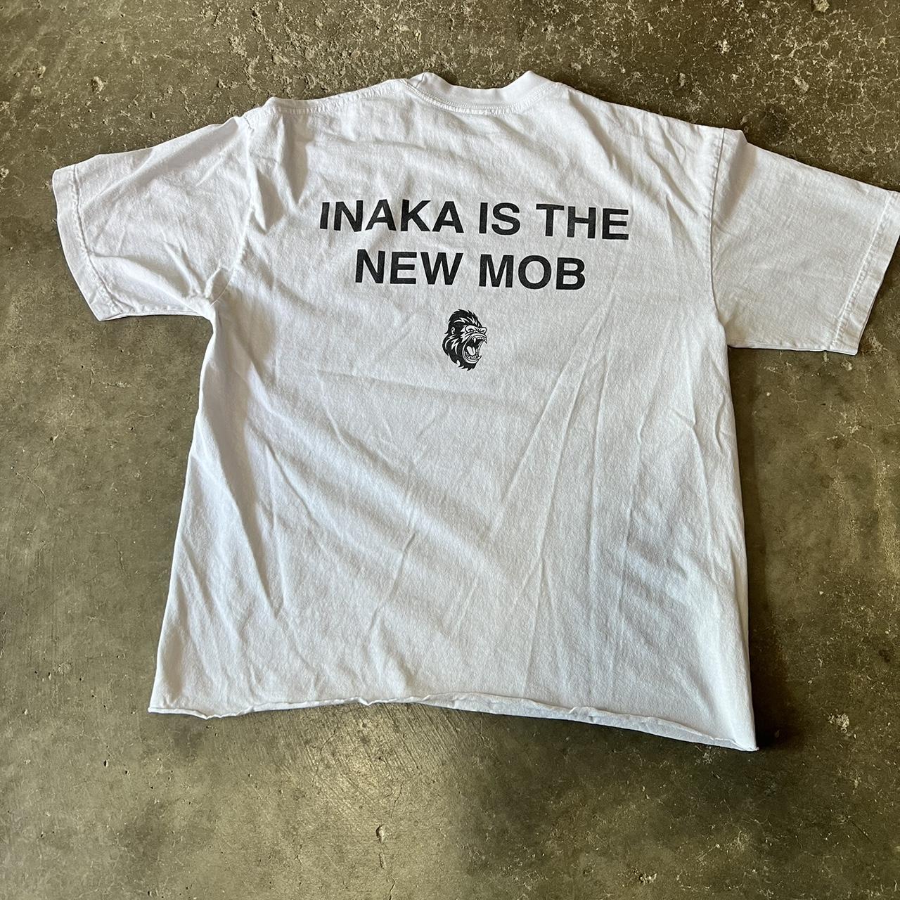 Men’s inaka power size large cropped t shirt fits... - Depop