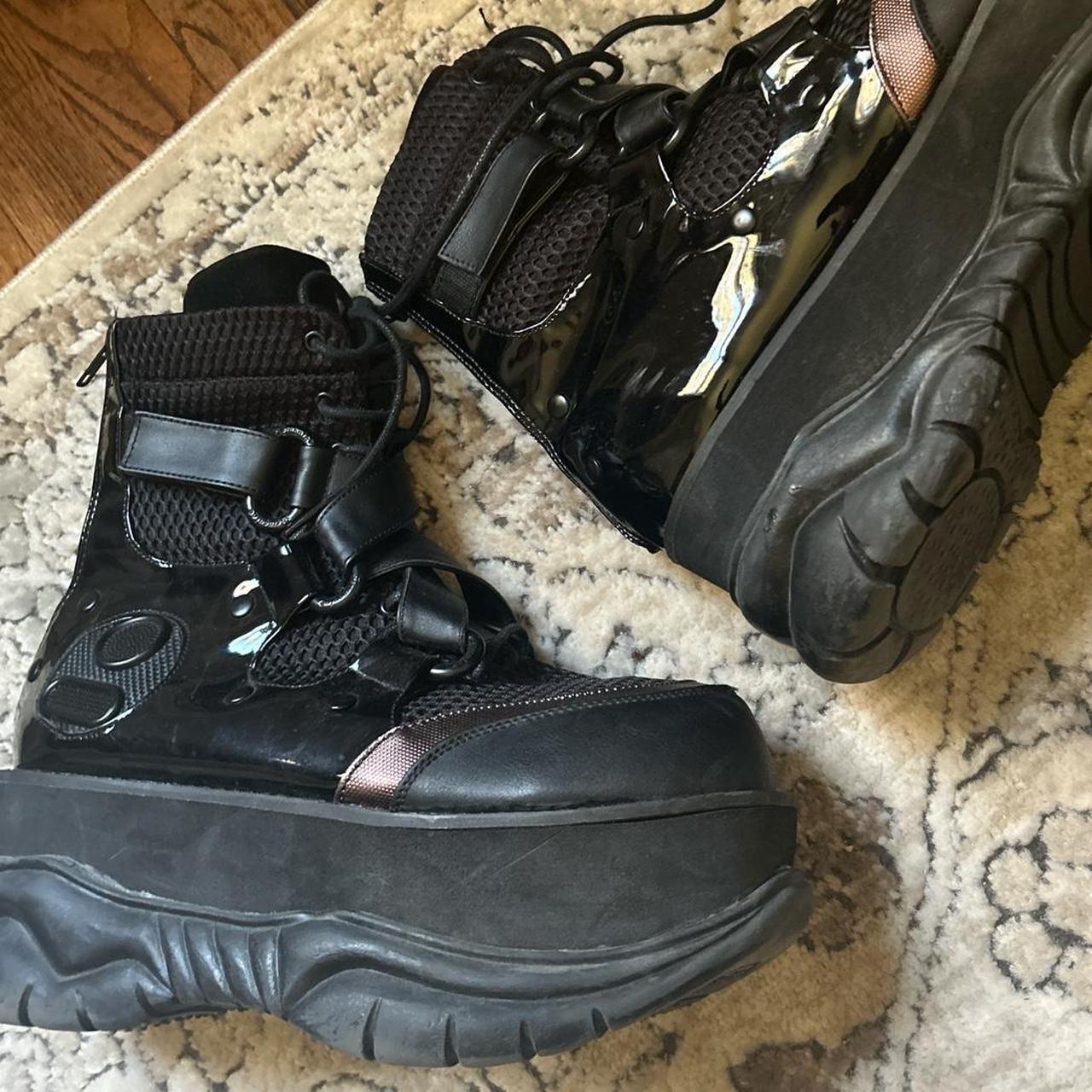 DM to Remove Boost Black Demonia 3.5inch Platforms w... | Depop