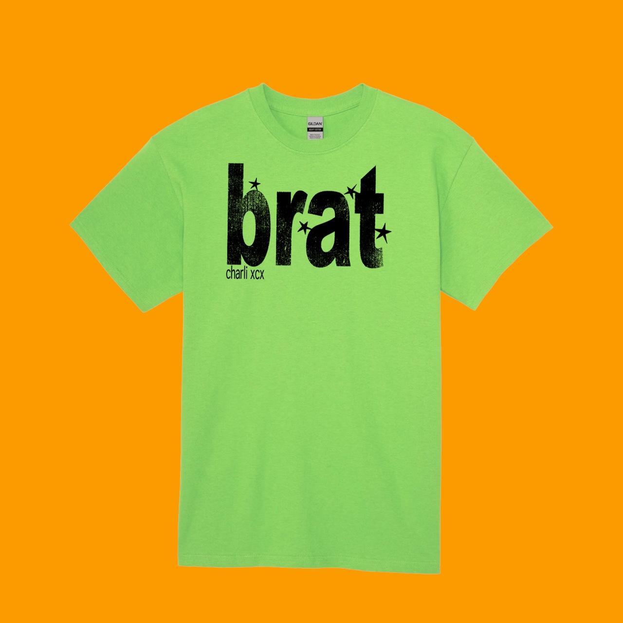 SWEAT TOUR TEE One of a kind Brat neon green tee... | Depop