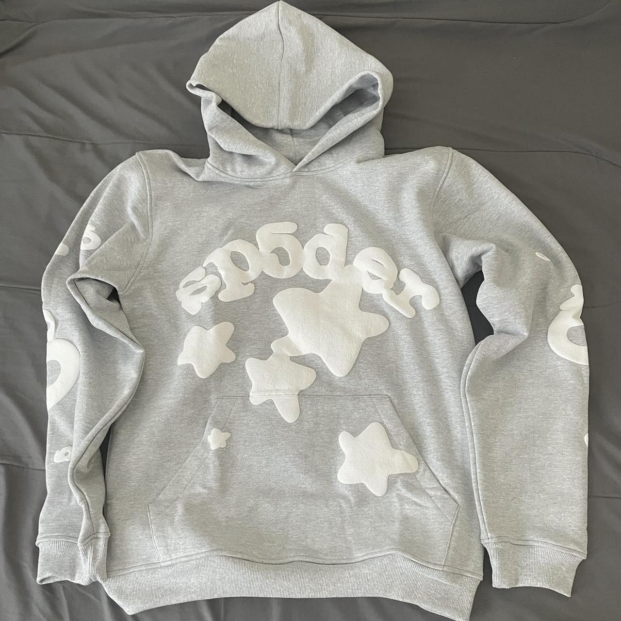 Spider Beluga Grey Hoodie Size M Open To Offers! 5⭐️... - Depop