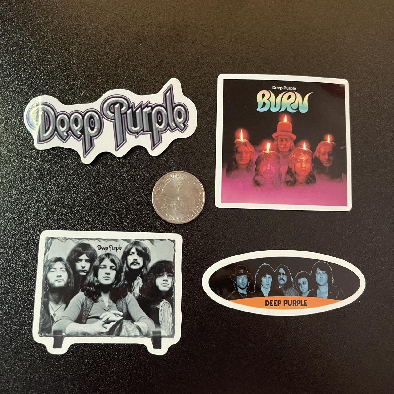 Deep Purple Stickers Lot of 4 Brand new. Coin is... - Depop