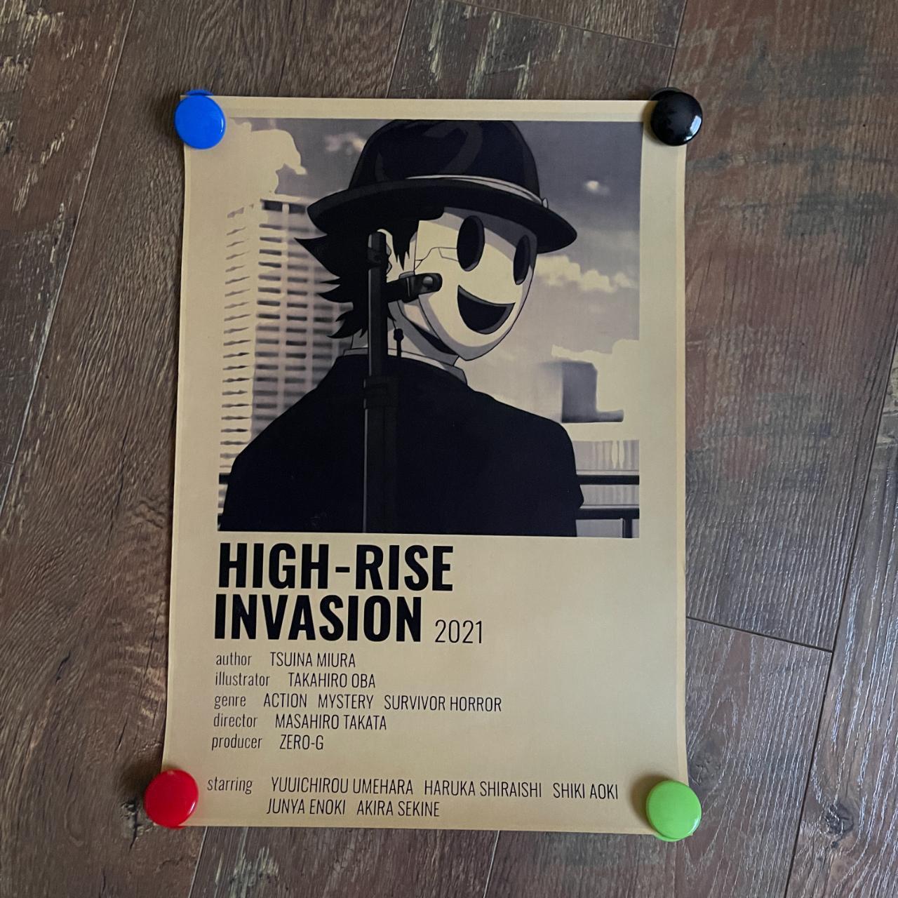 High-Rise Invasion Poster Brand new. Magnets are... - Depop
