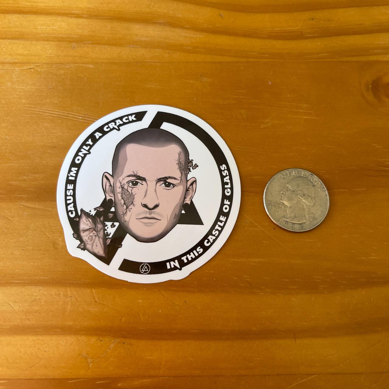 Linkin Park Chester Bennington Sticker Brand... - Depop
