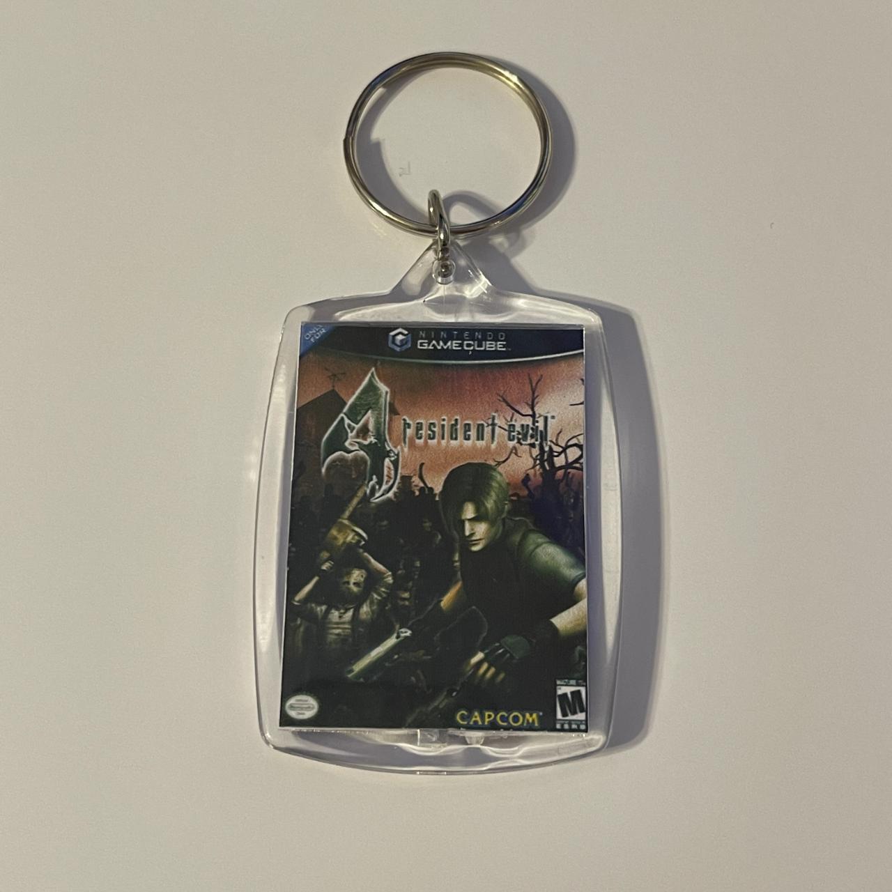 Resident Evil 4 GameCube Handmade Keychain (PLEASE... - Depop