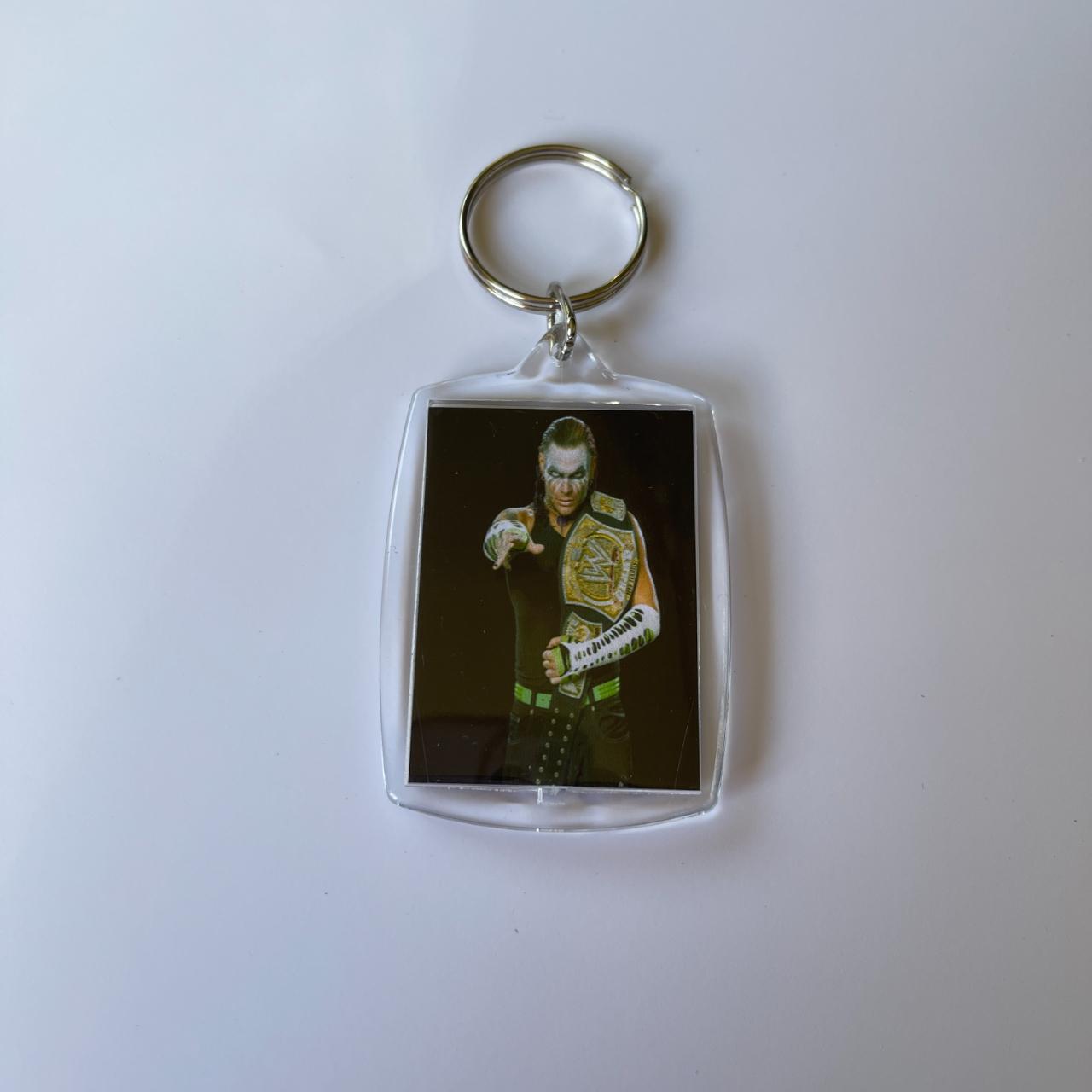 Jeff Hardy WWE Keychain (PLEASE READ BELOW) Double... - Depop