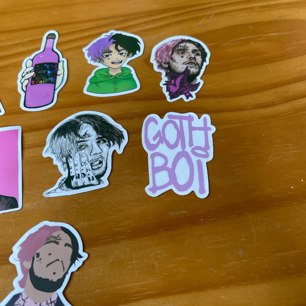 Lil Peep Stickers Set Of 8 All Brand New Good Depop