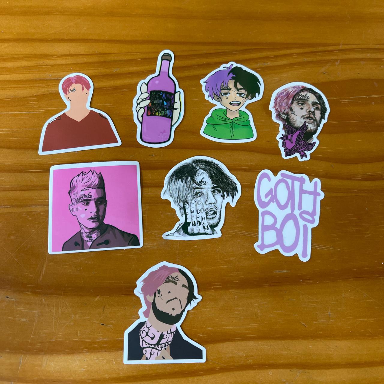 Lil Peep Stickers Set of 8 All brand new. Good... - Depop