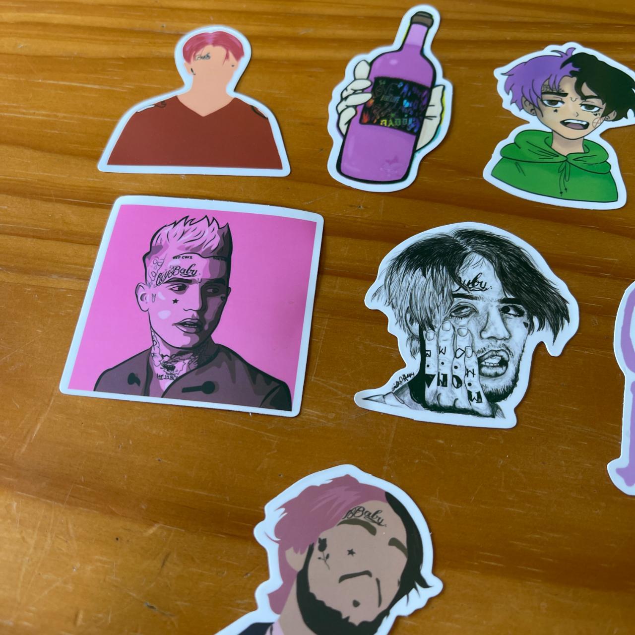Lil Peep Stickers Set of 8 All brand new. Good... - Depop