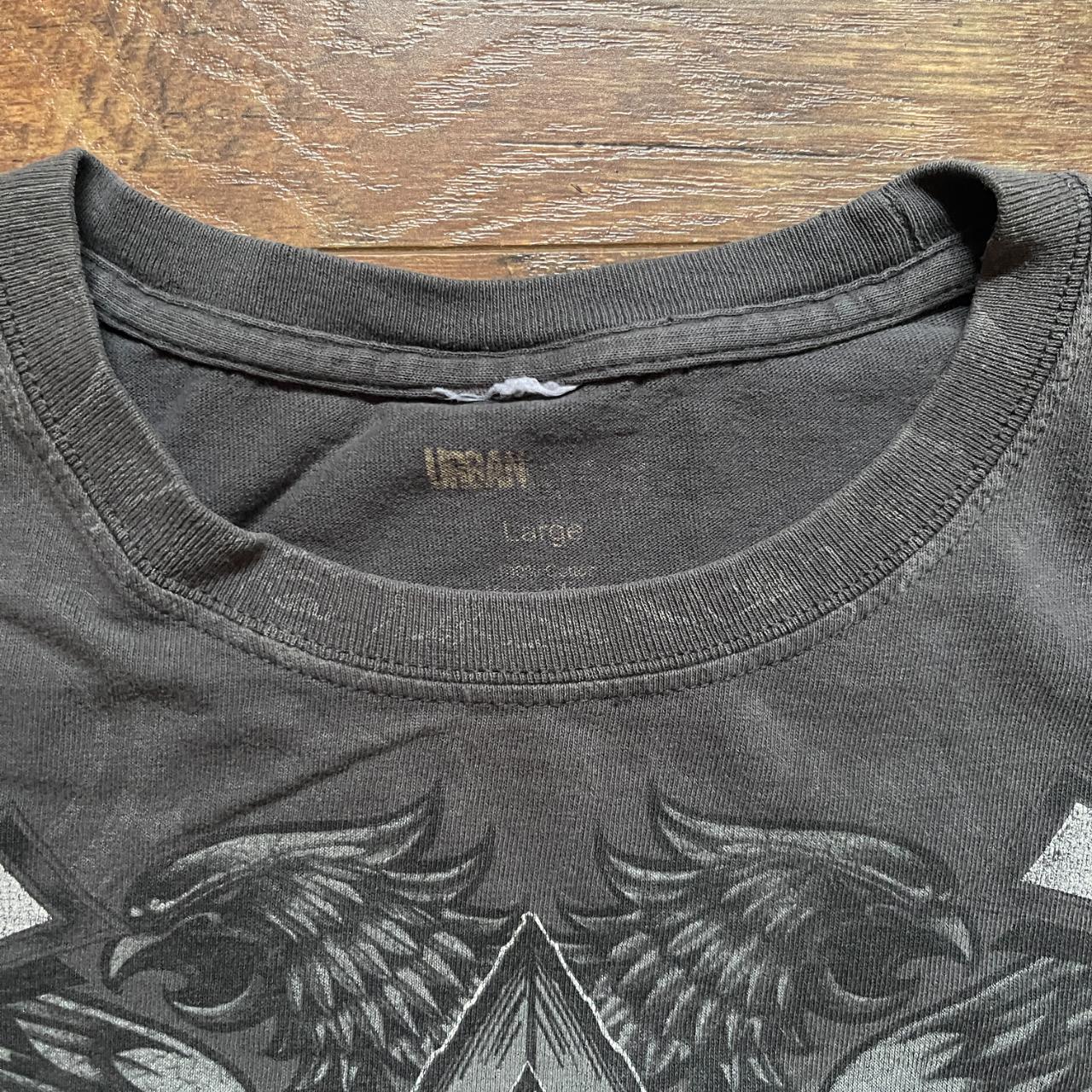 Urban Legends Y2K Grey Shirt Size Large Sick print,... - Depop