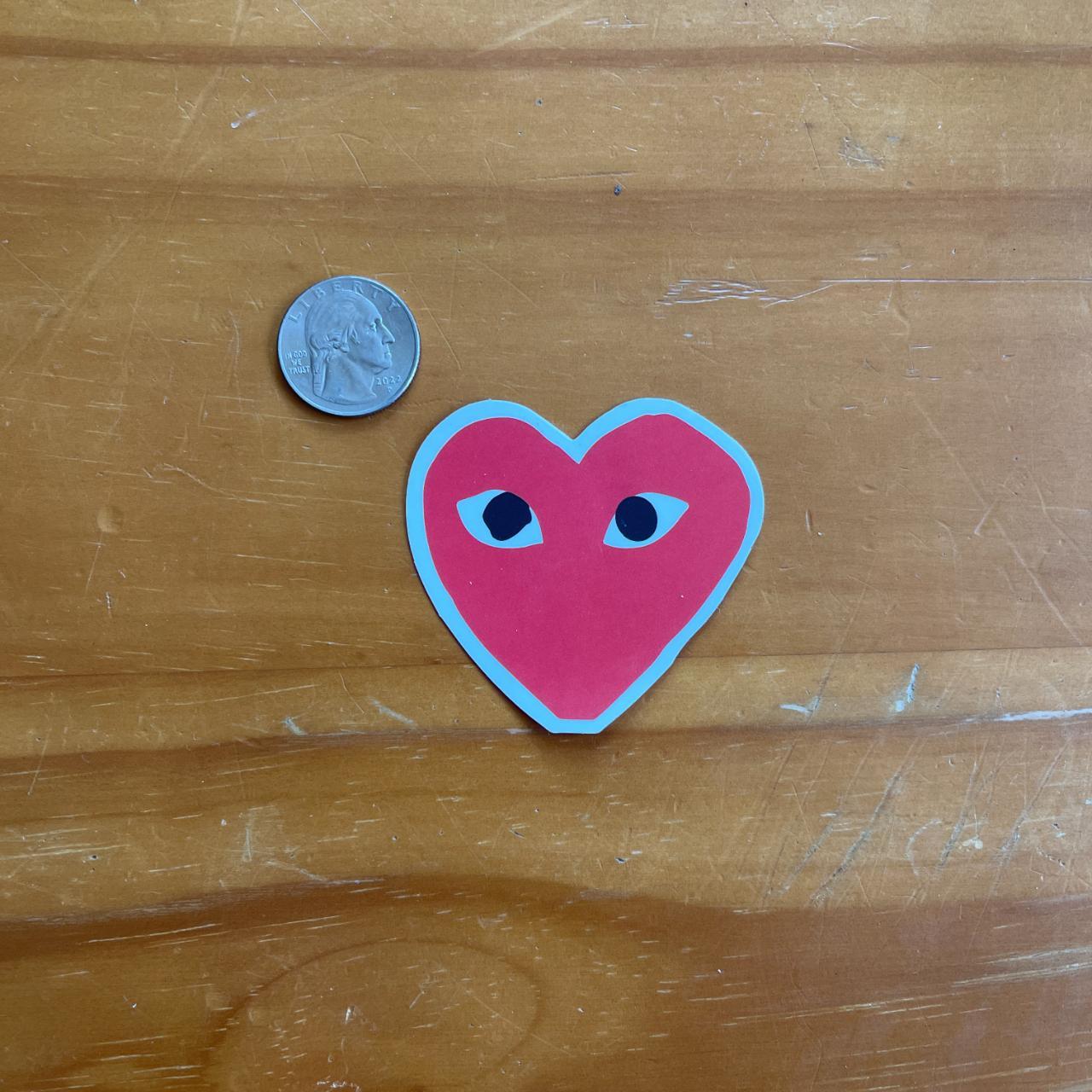 Comme Des Garcons CDG Sticker Brand new. Quarter is... - Depop