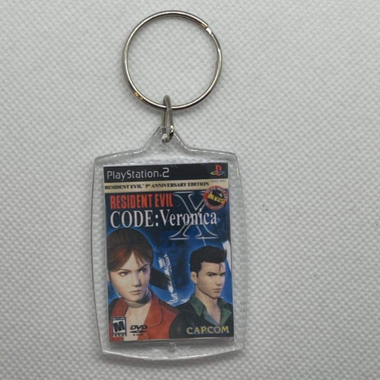 Resident Evil Code Veronica X PlayStation 2 Keychain... - Depop