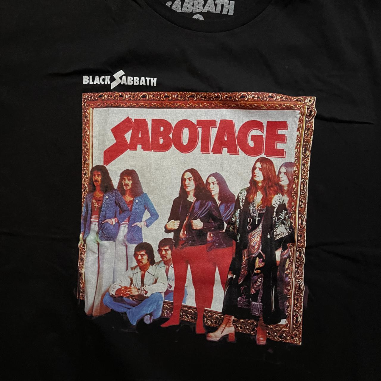 Black Sabbath Sabotage Album Art Shirt Size... - Depop