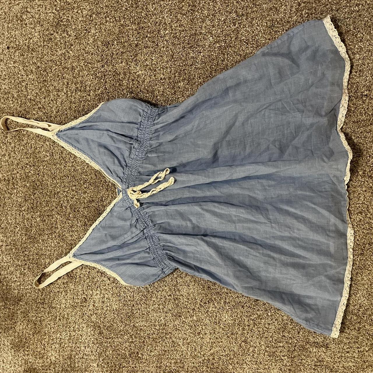 Y2K Abercrombie and fitch babydoll top #y2k... - Depop