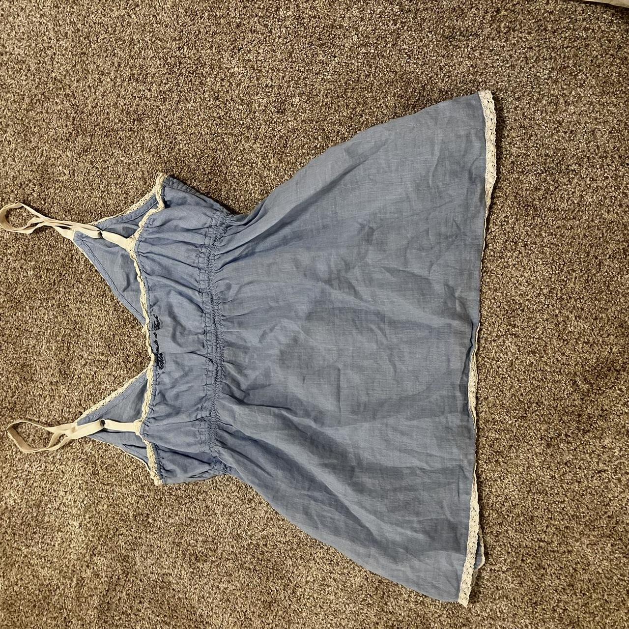 Y2K Abercrombie and fitch babydoll top #y2k... - Depop