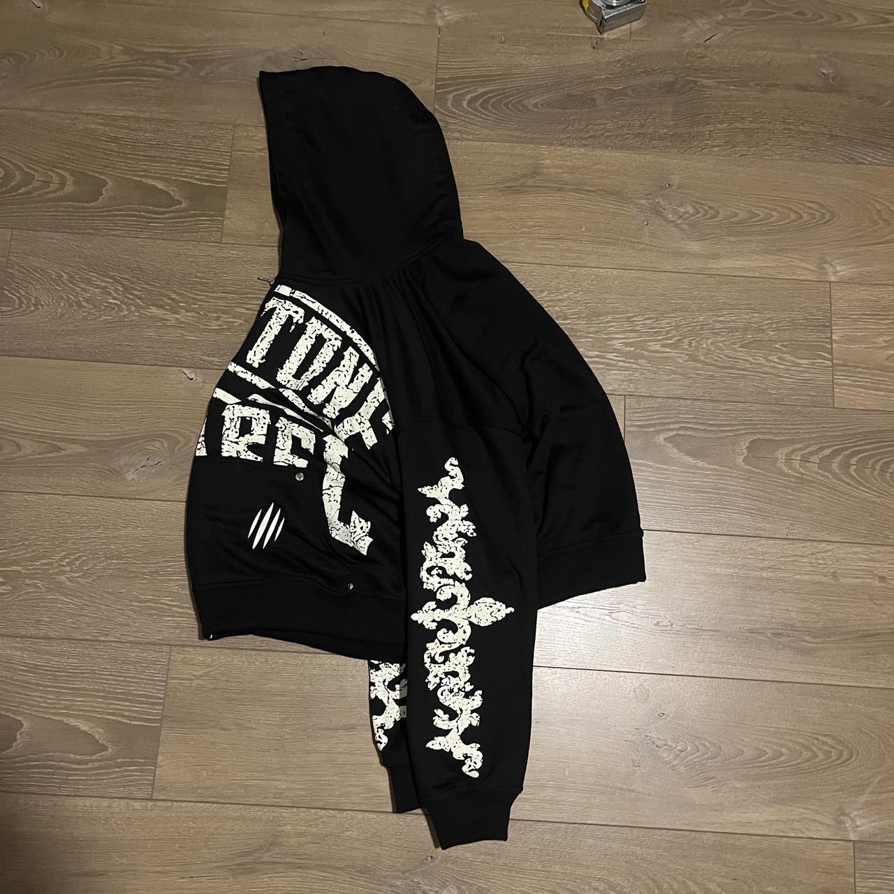 BLACK Two Tone Saint zipup Brand new never worn 100... | Depop