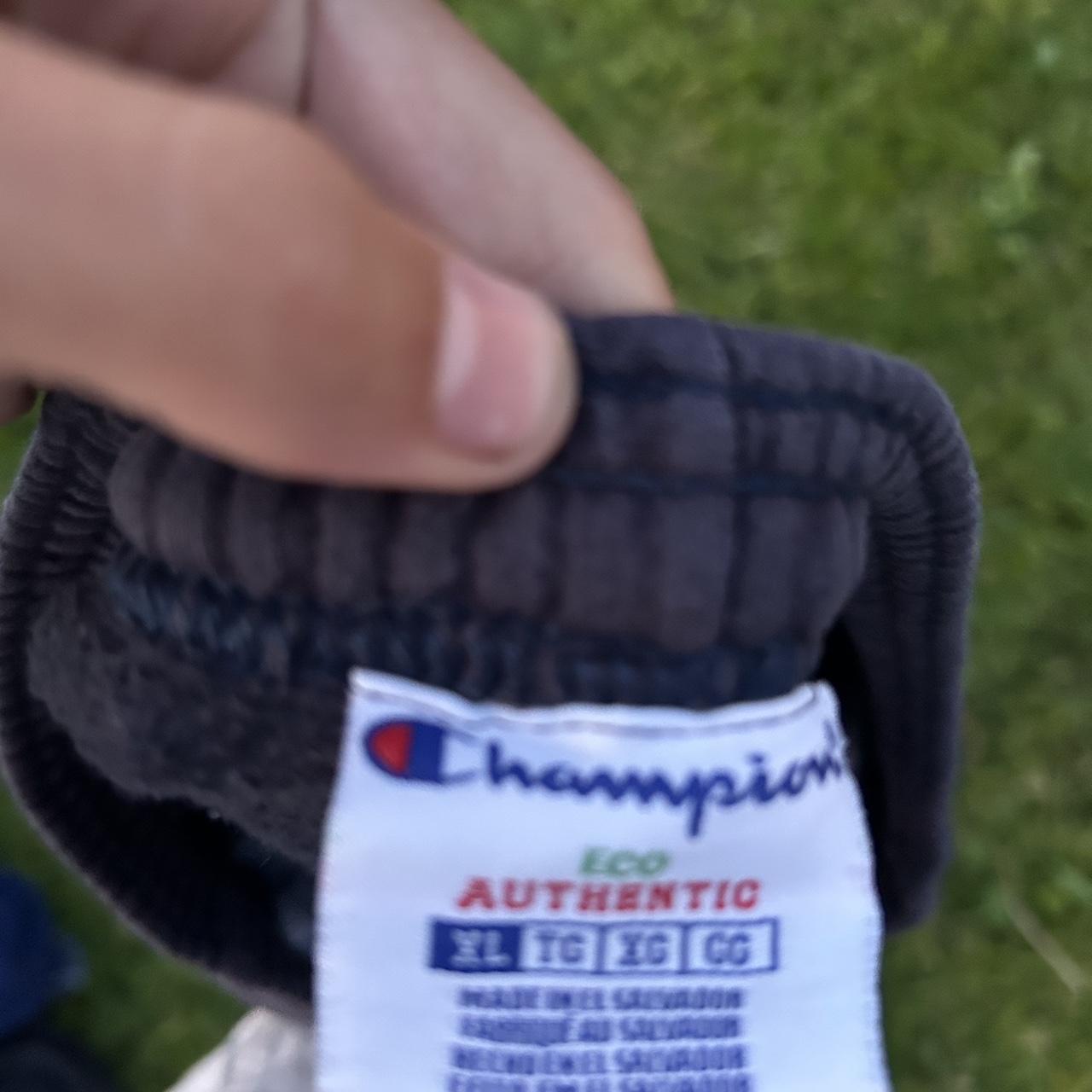 tuff baggy xl vintage uncuffed champion sweats great... - Depop