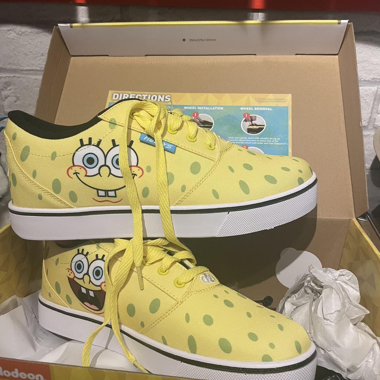 Spongebob Heelys. Size 8 Uk. Never been worn still... - Depop