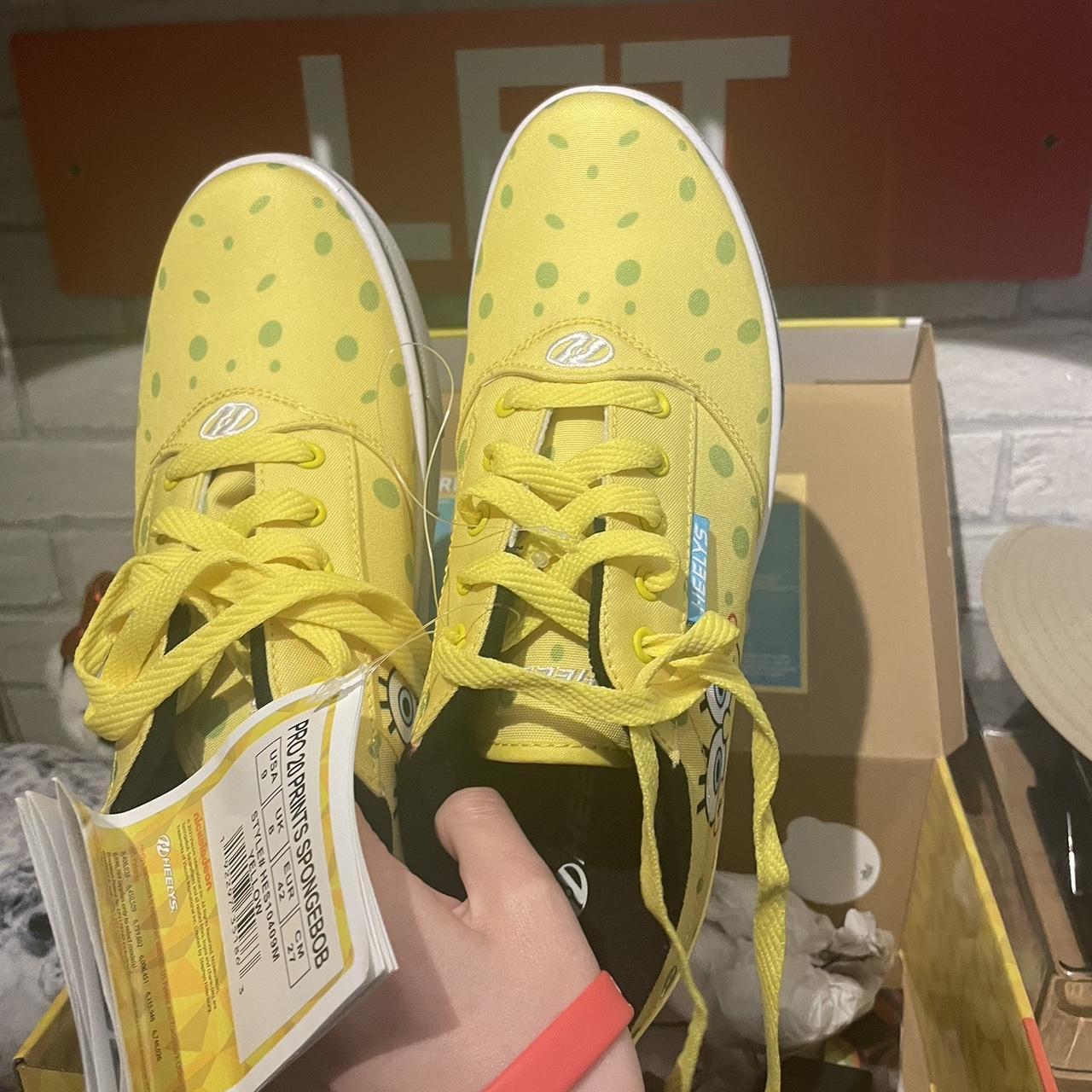 Spongebob Heelys. Size 8 Uk. Never been worn still... - Depop