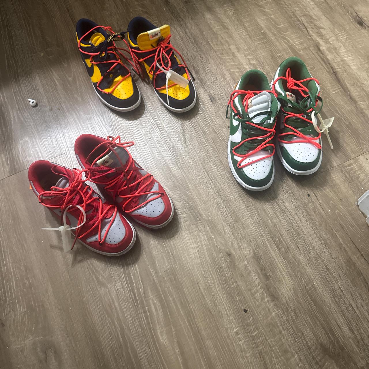 Sb dunks off white bundle comes with boxes as well... - Depop