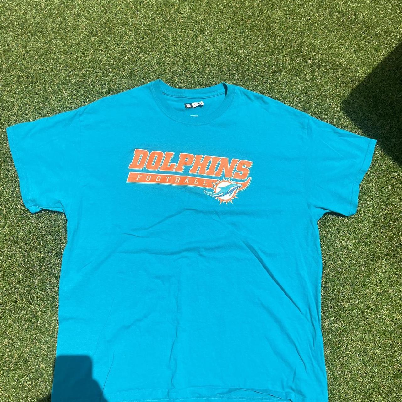 vintage nfl miami dolphins tee - Depop
