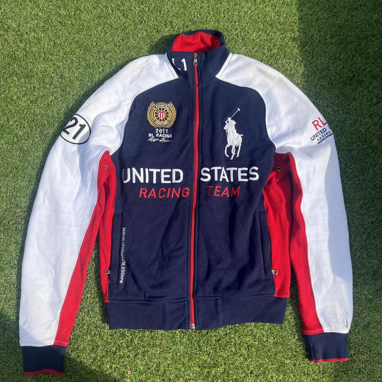 very rare 2011 united states polo racing team zip... - Depop
