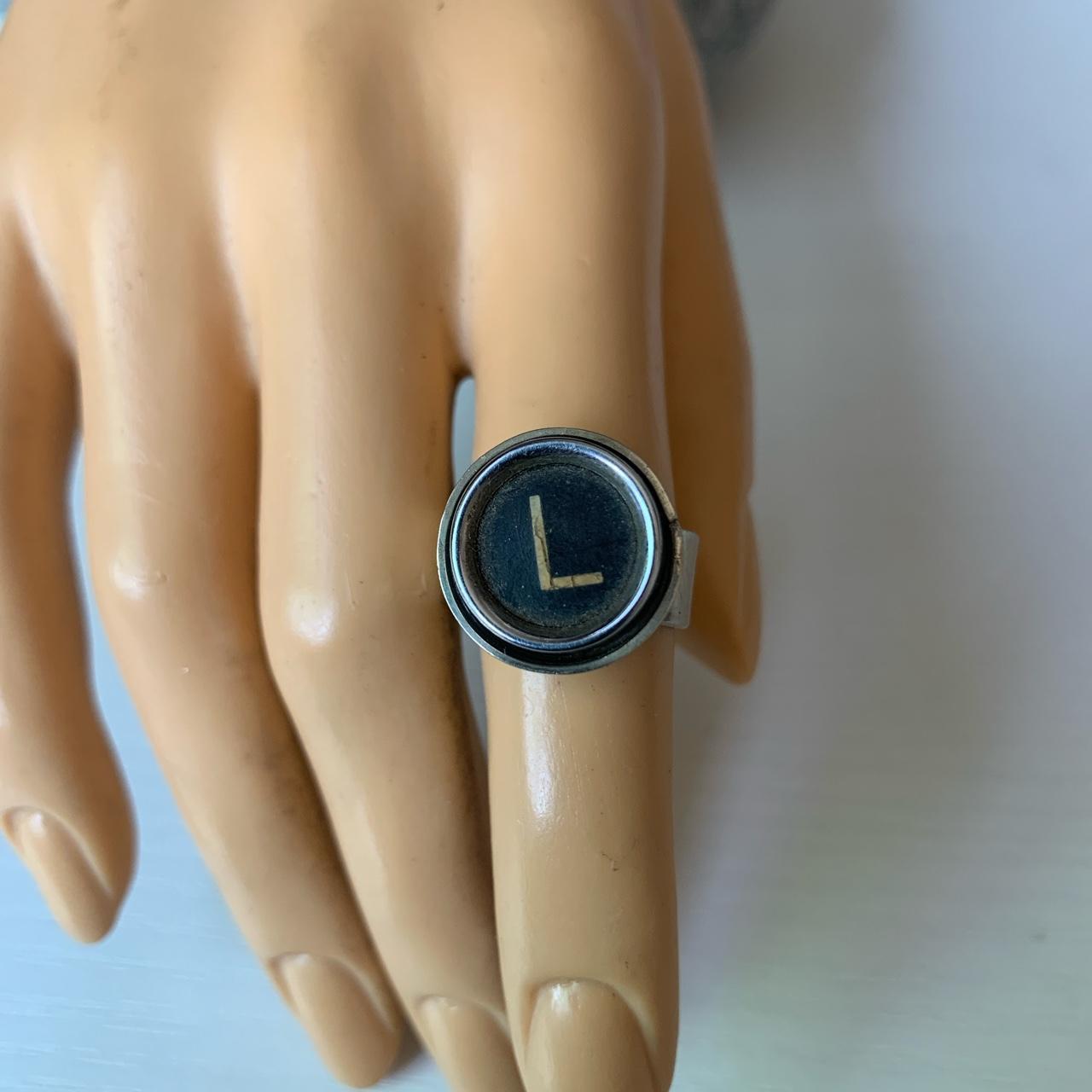 L typewriter key ring Grab this Handmade... - Depop