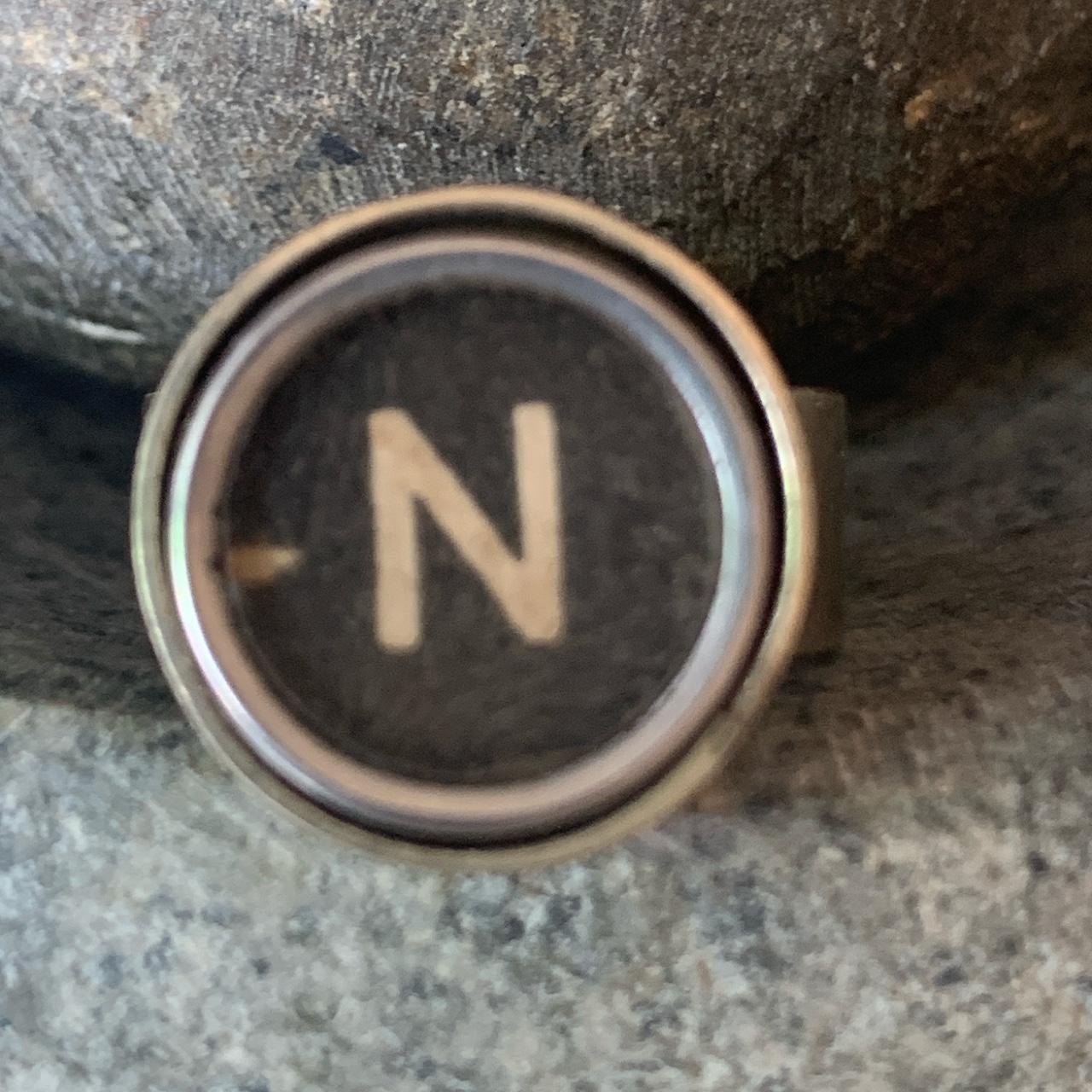 N typewriter key ring Grab this Handmade... - Depop