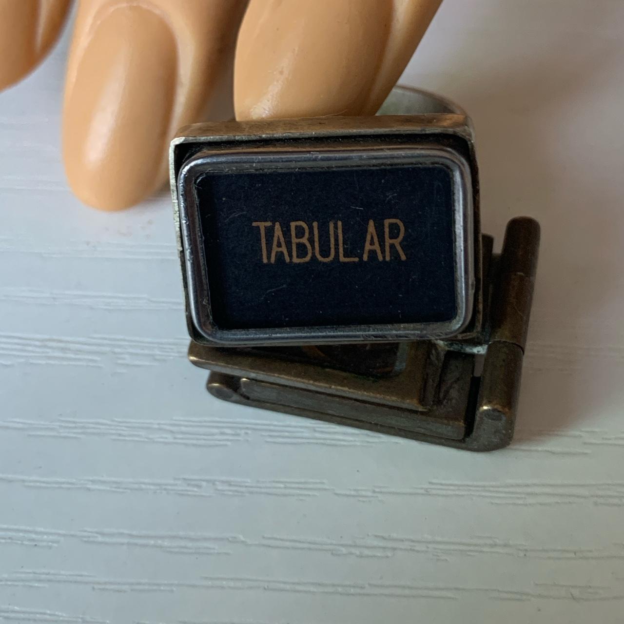 Tabular typewriter key ring Grab this Handmade... - Depop