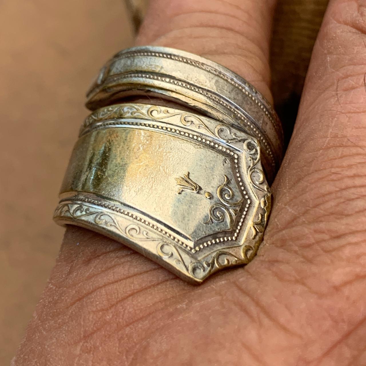 Spoon ring number two Grab this handy handmade... - Depop