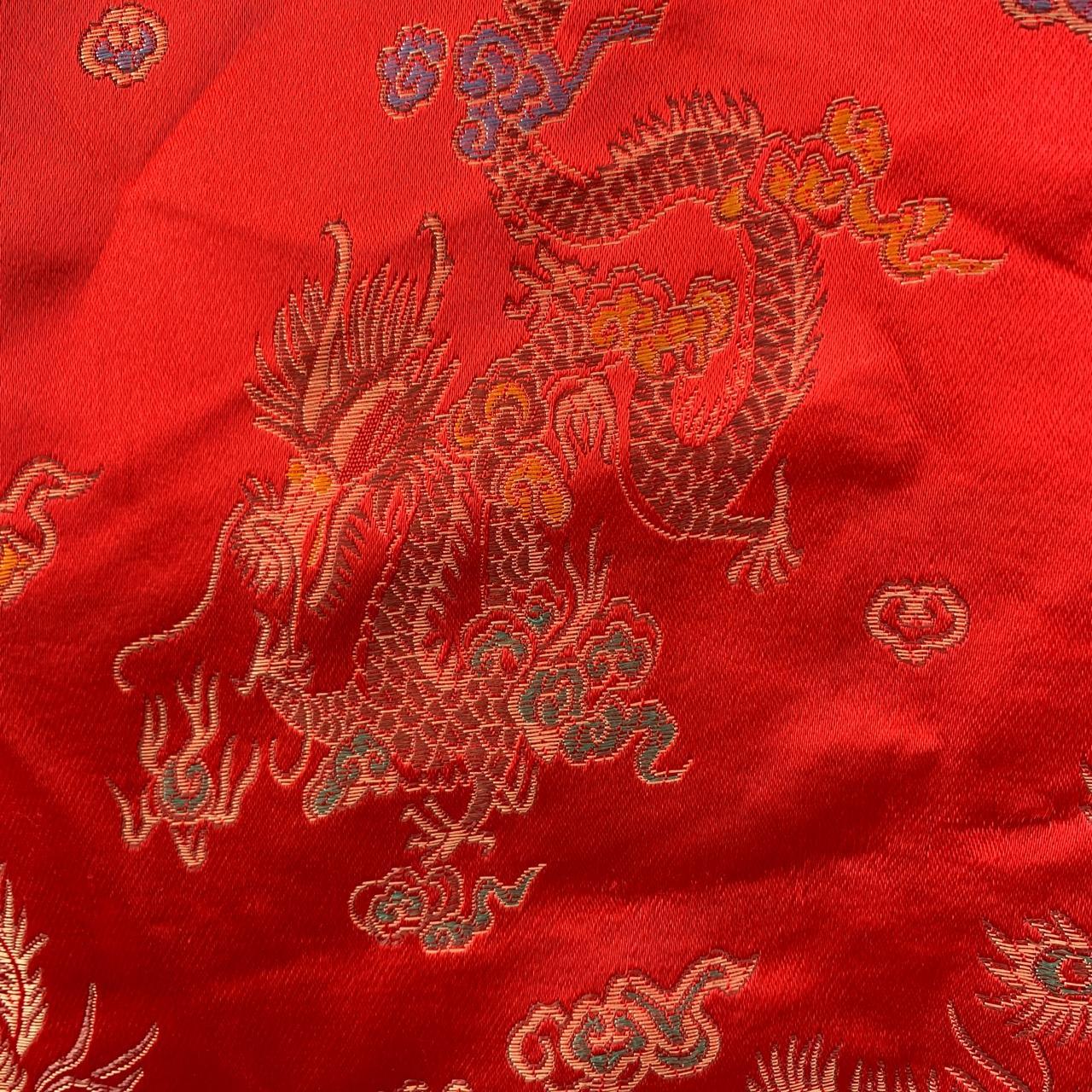 Beautiful vintage Chinese table cloth Delicate... - Depop