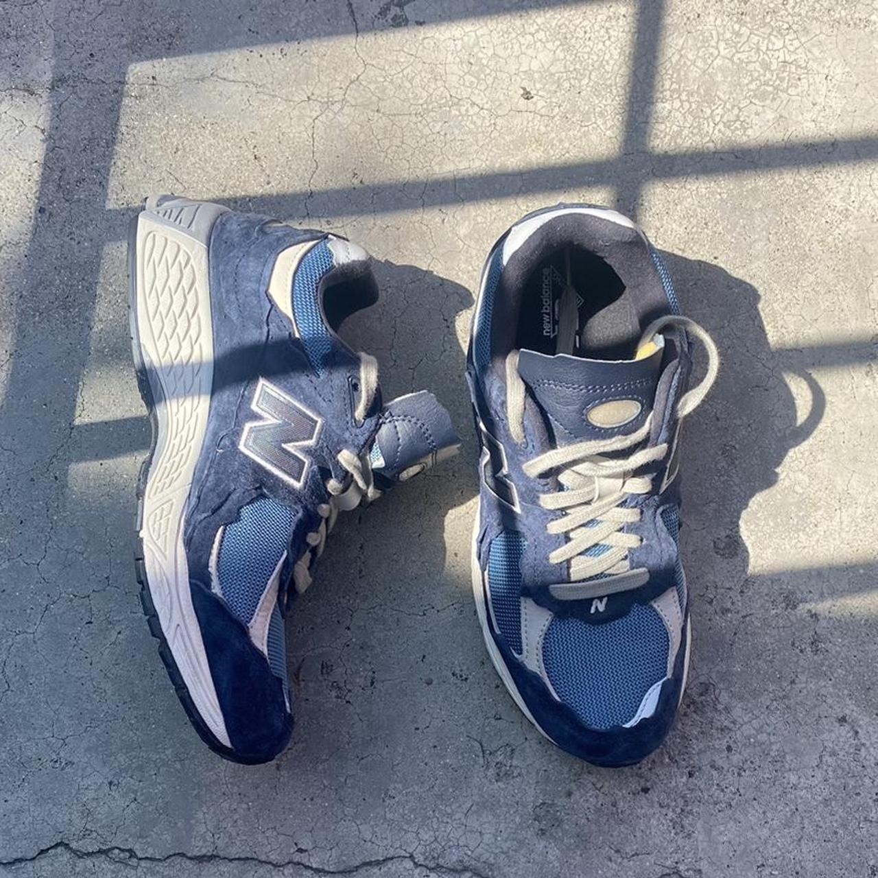 NEW BALENCE 2002R PROTECTION PACK NAVY GREY NEW... - Depop