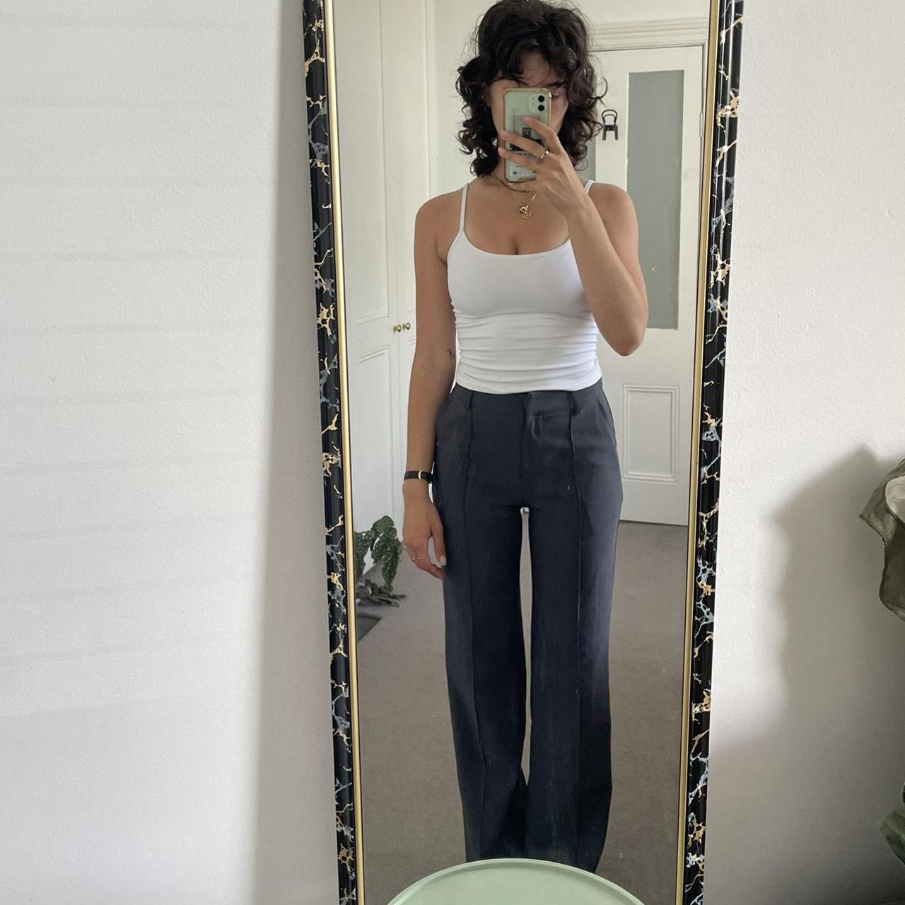 venderbys pants in slate grey worn a few times,... - Depop