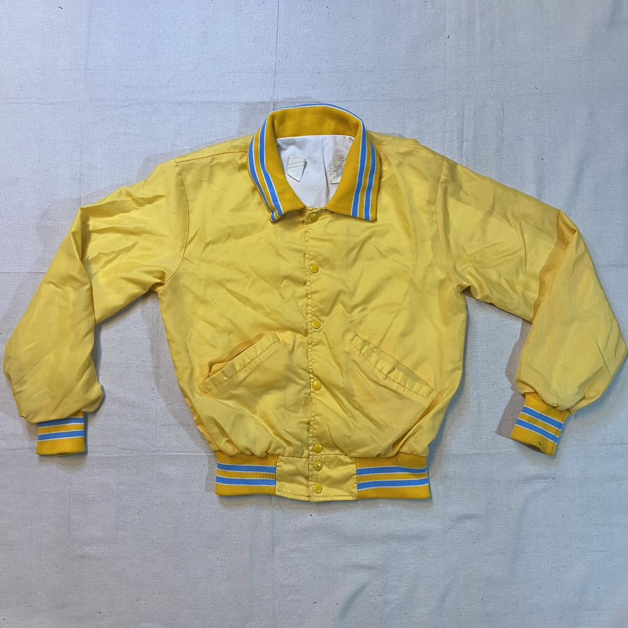 Men's Yellow and Blue Jacket | Depop
