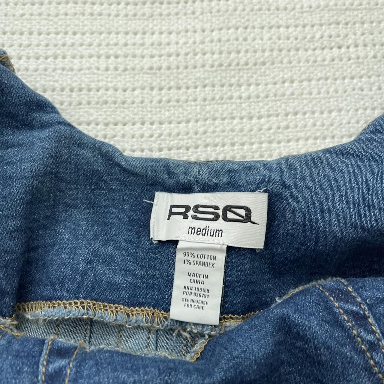 RSQ Denim Bodycon Mini Dress FITS LIKE A... - Depop