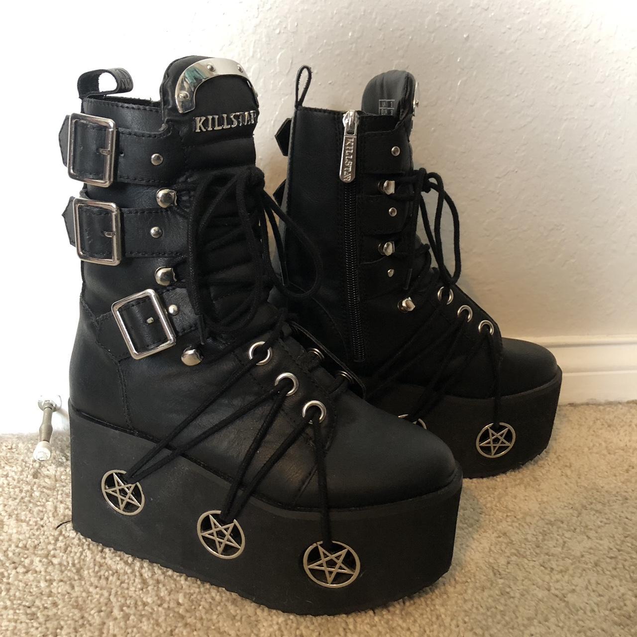 Killstar hellbound boots The cutest platform boots... - Depop