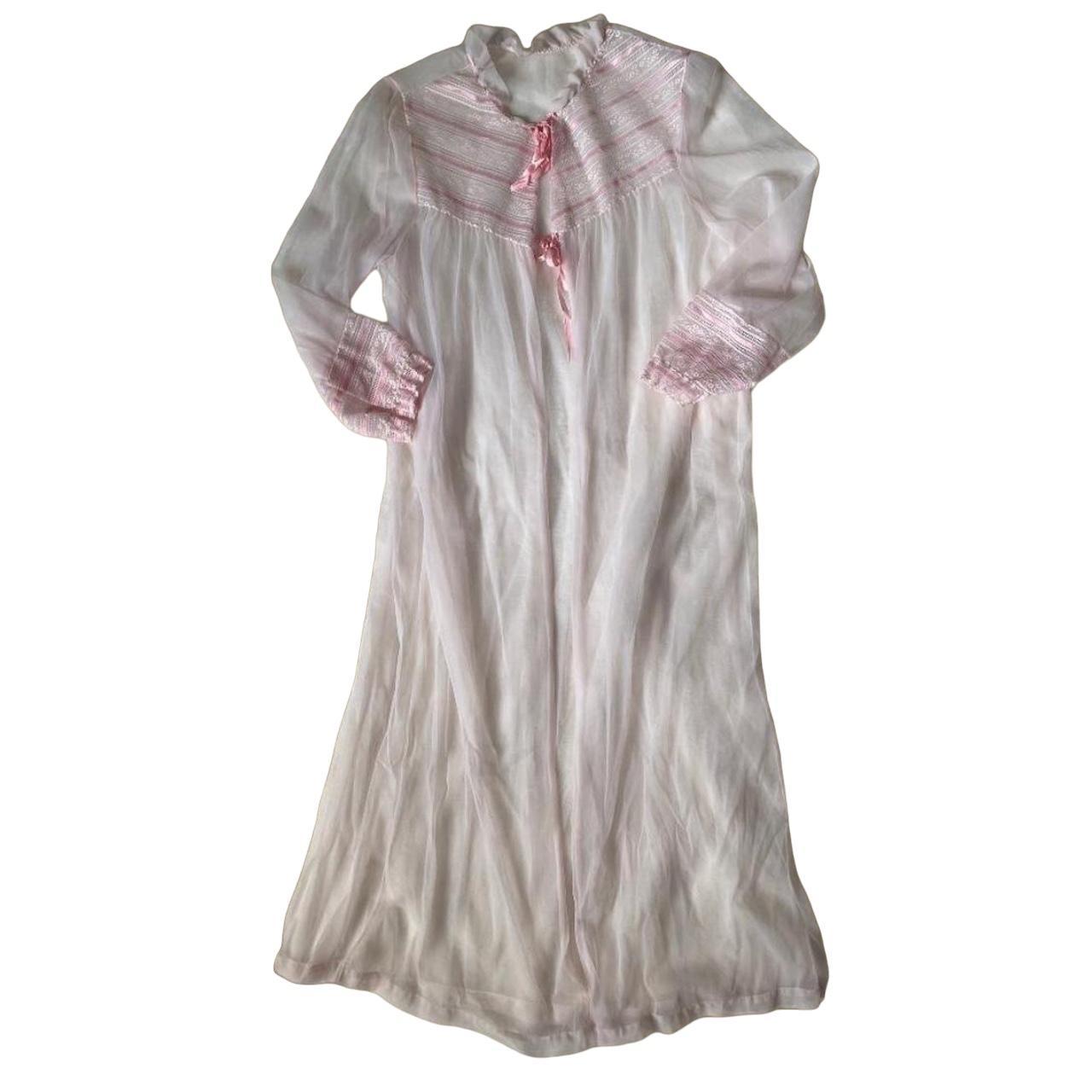 vintage coquette duster robe peignoir amazing true... - Depop