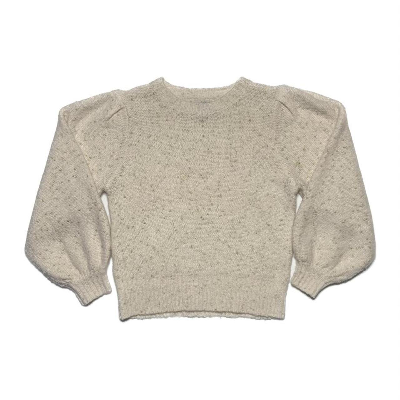 Vylette Cream Light Pink Sweater Size Extra... - Depop