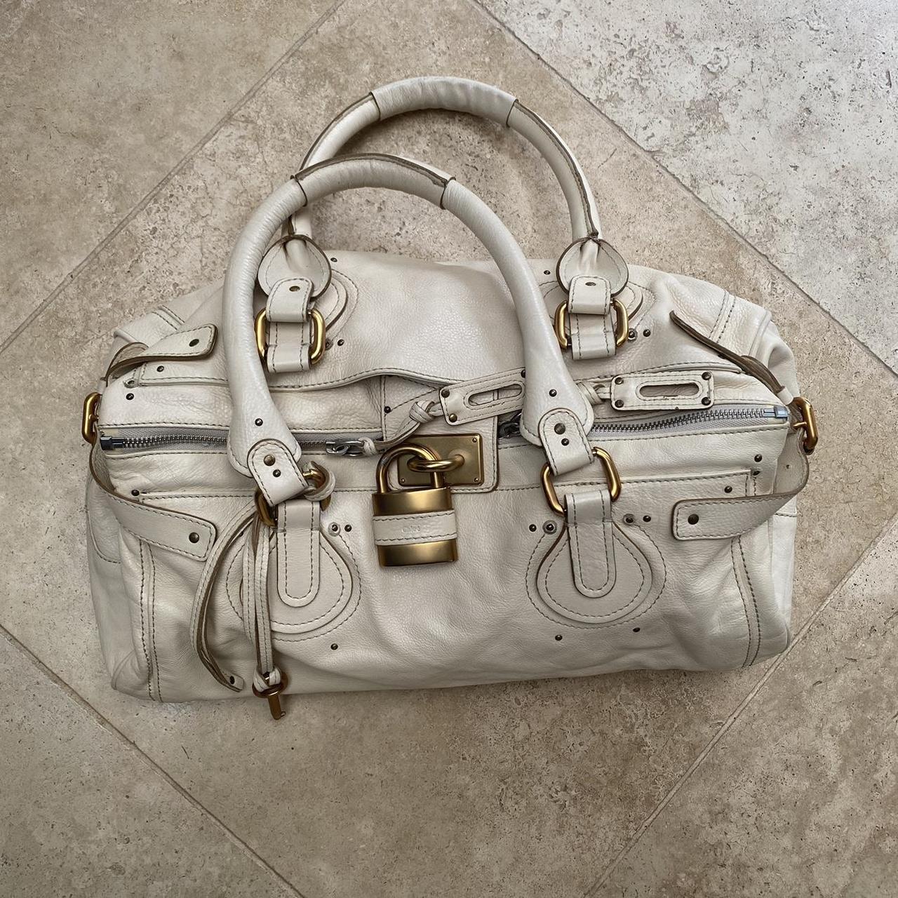 Chloe 2006 white XL paddington Condition: Good USED... | Depop