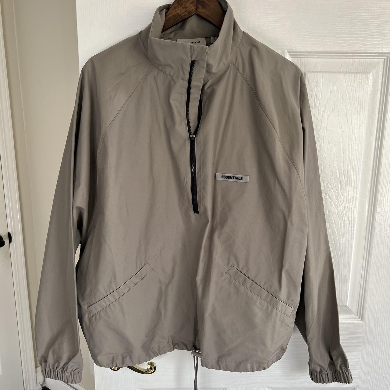 Essentials Men's Tan Jacket | Depop