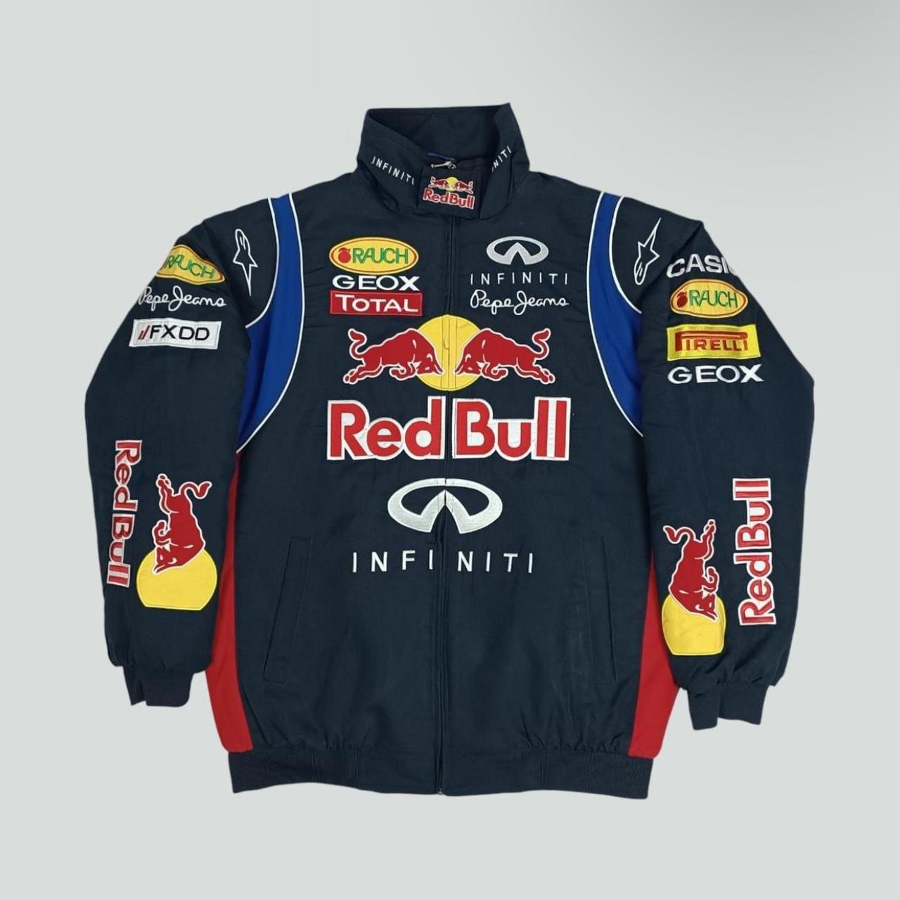 Red Bull Racing Formula 1 jacket with embroidered... - Depop