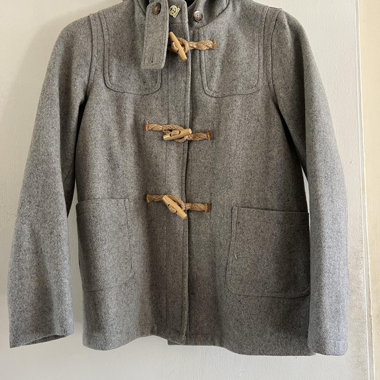 Fidelity Hooded Toggle Wool Coat. Size M, bust: 40”,... - Depop