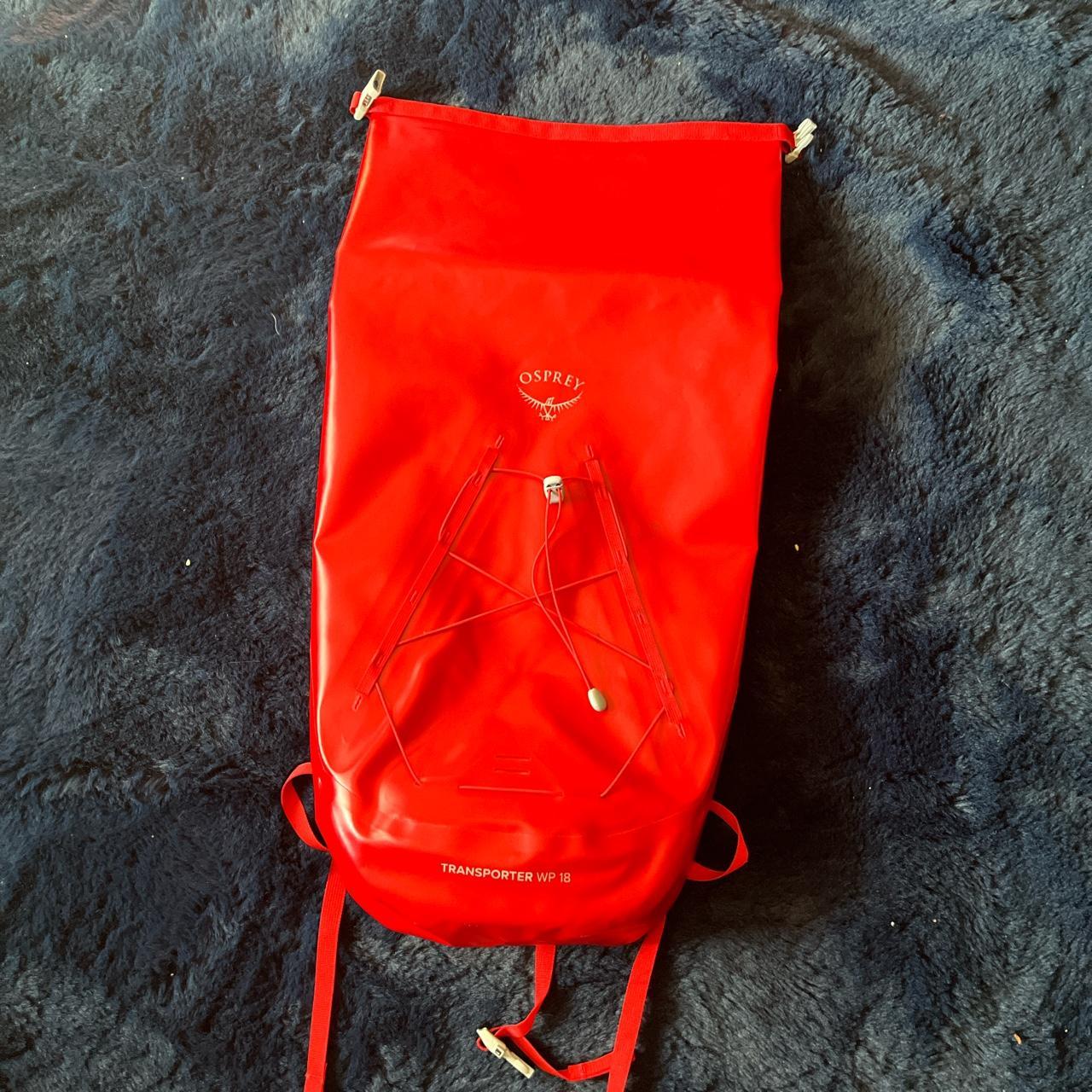 Osprey red backpack - Depop