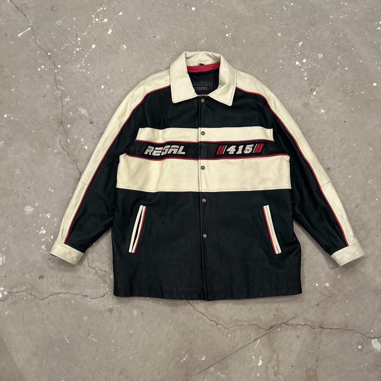 Vintage Leather Jacket Regal Leather Company Longer Fit - Depop