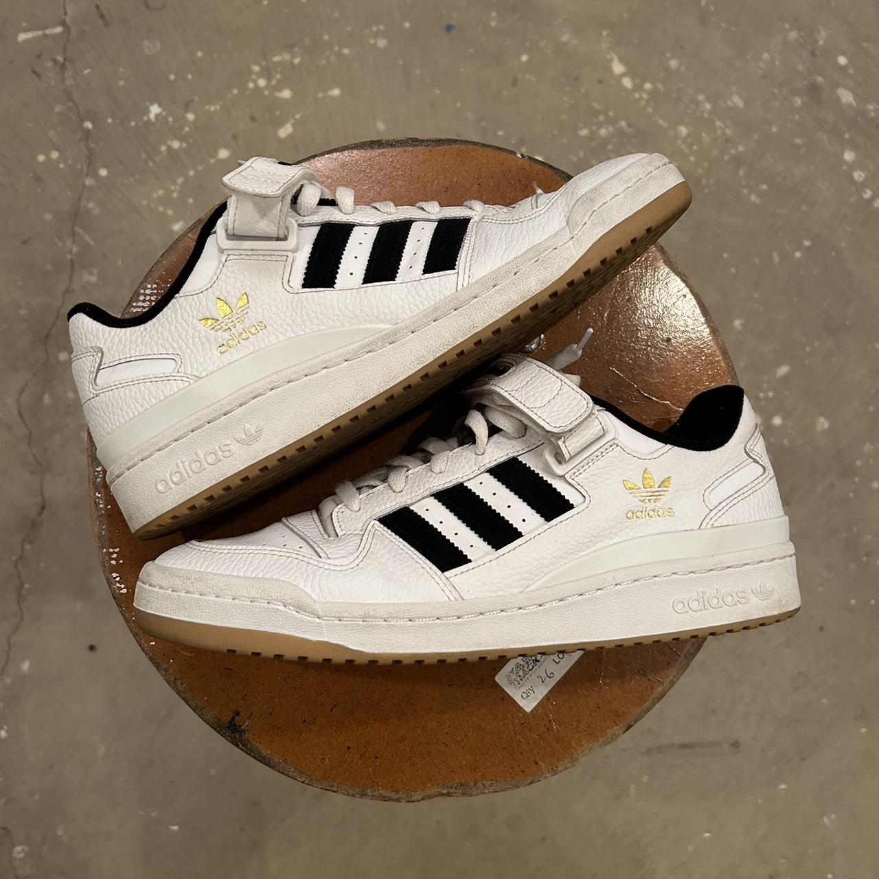 Adidas Forum 84 Lows White With Gum Soles - Depop