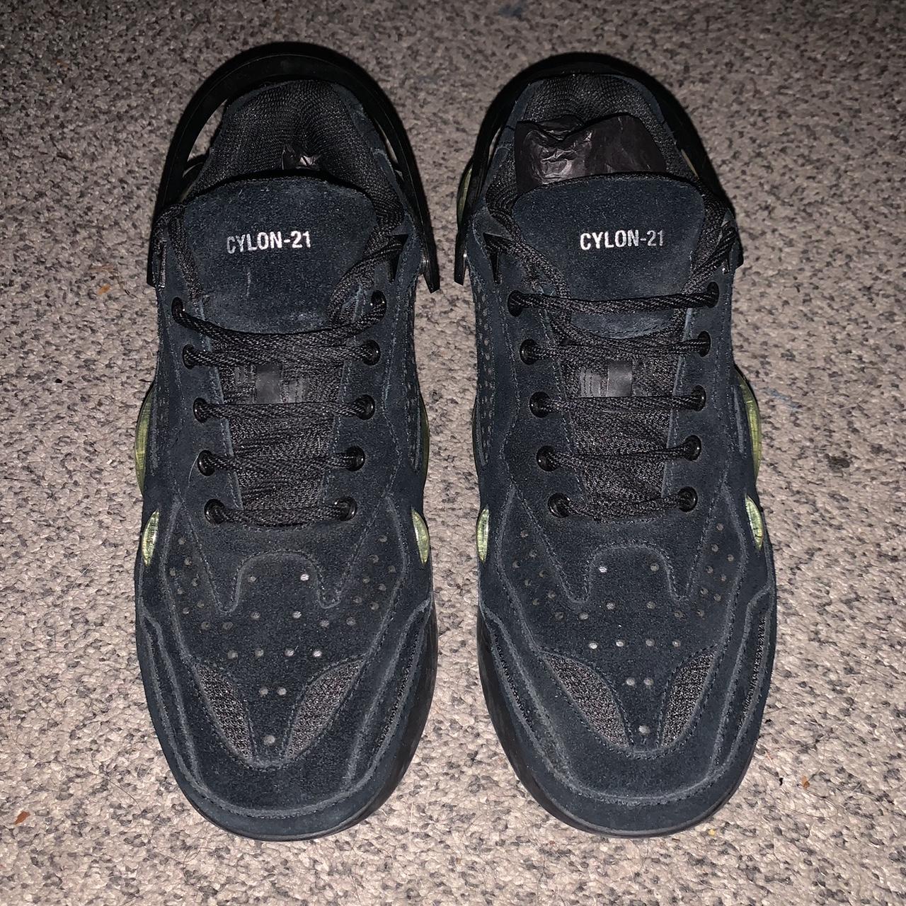 Raf Simons Cylon-21 Black Green worn few times only... - Depop