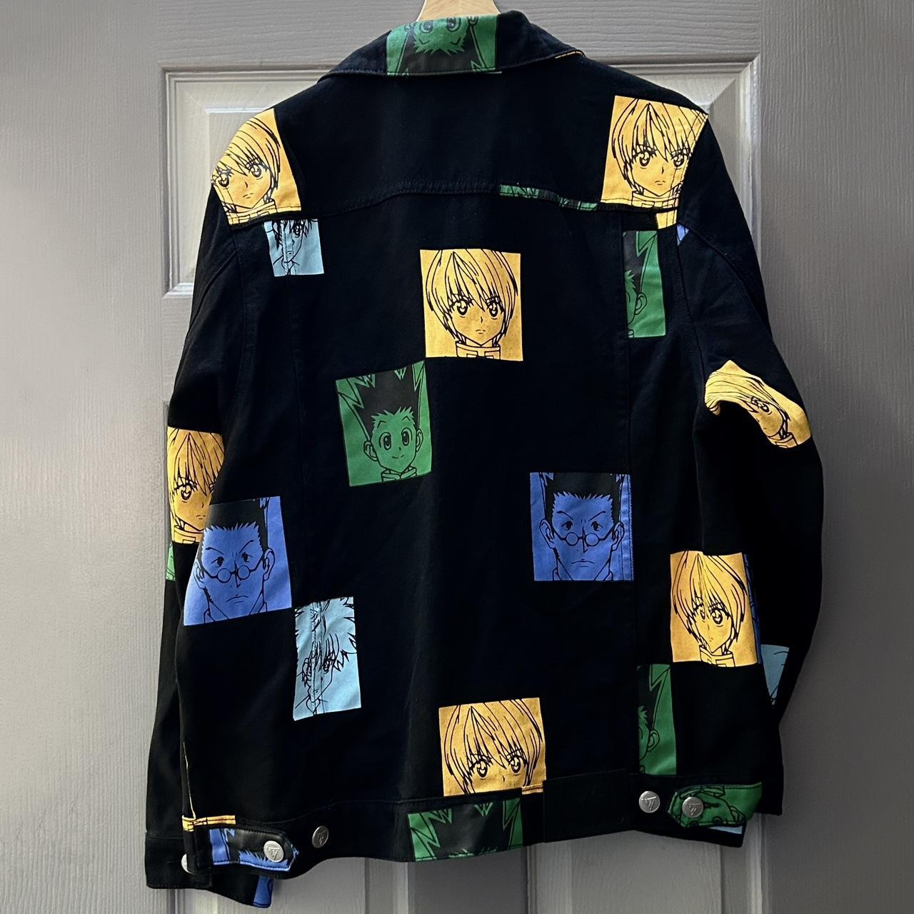 HYPLAND HXH Collab Screen Printed Denim Jacket #hxh... - Depop