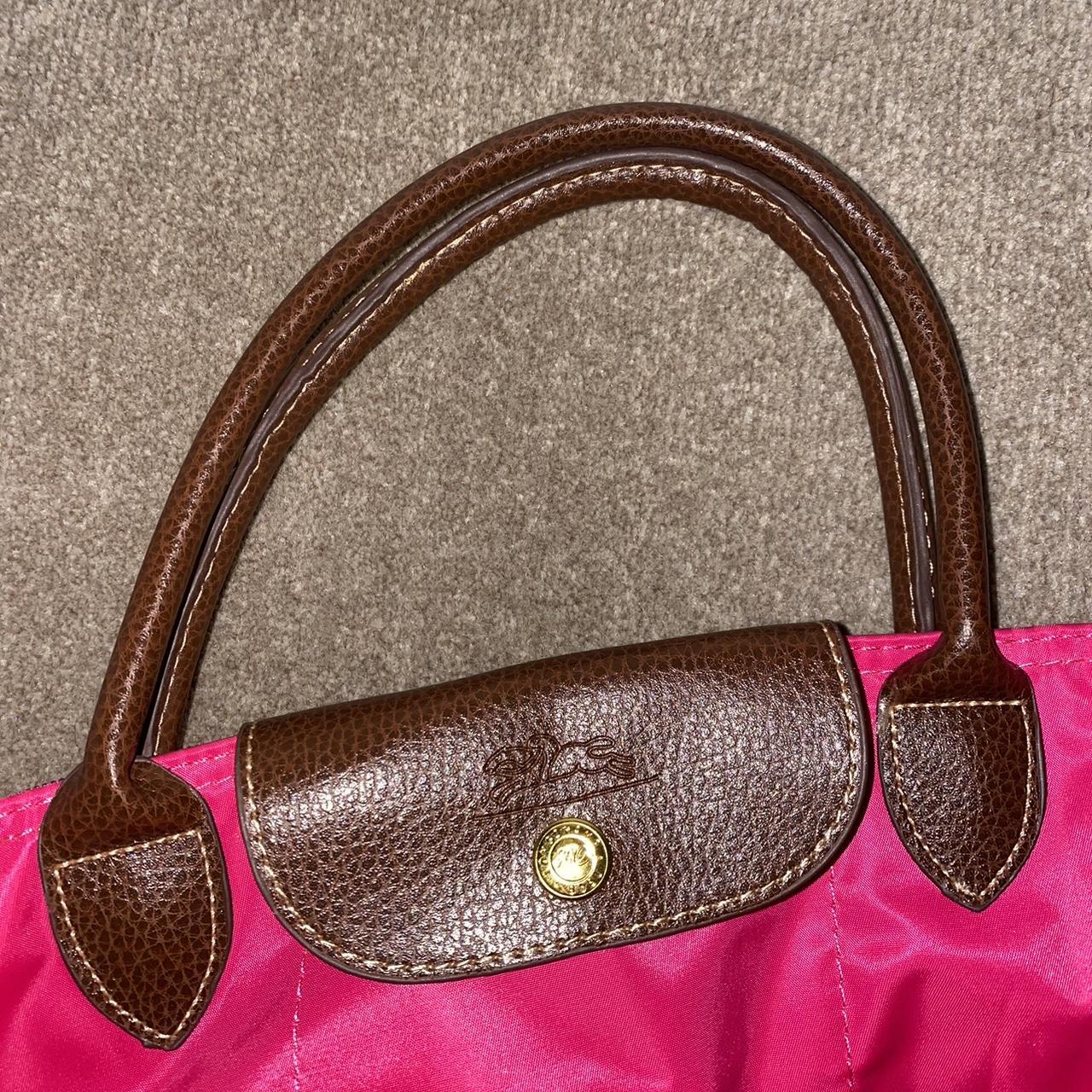 Mini longchamp bag in pink. Brand new (Currently... - Depop