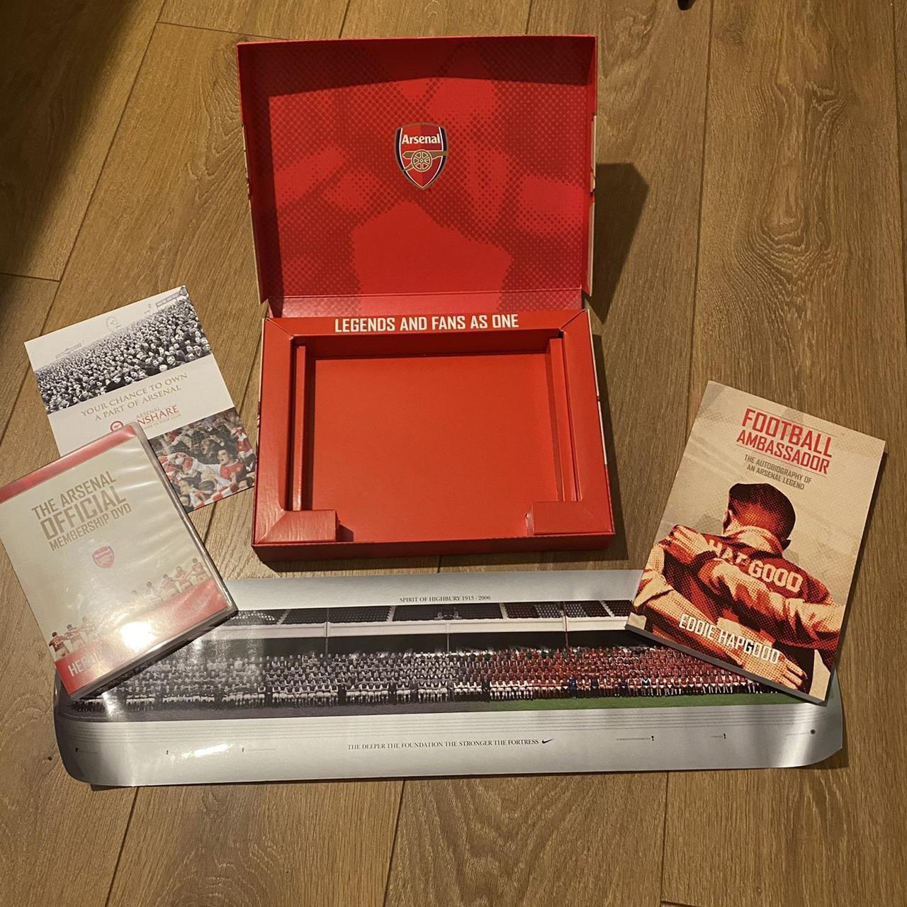 Arsenal Official Membership Pack (incomplete) Heroes... - Depop