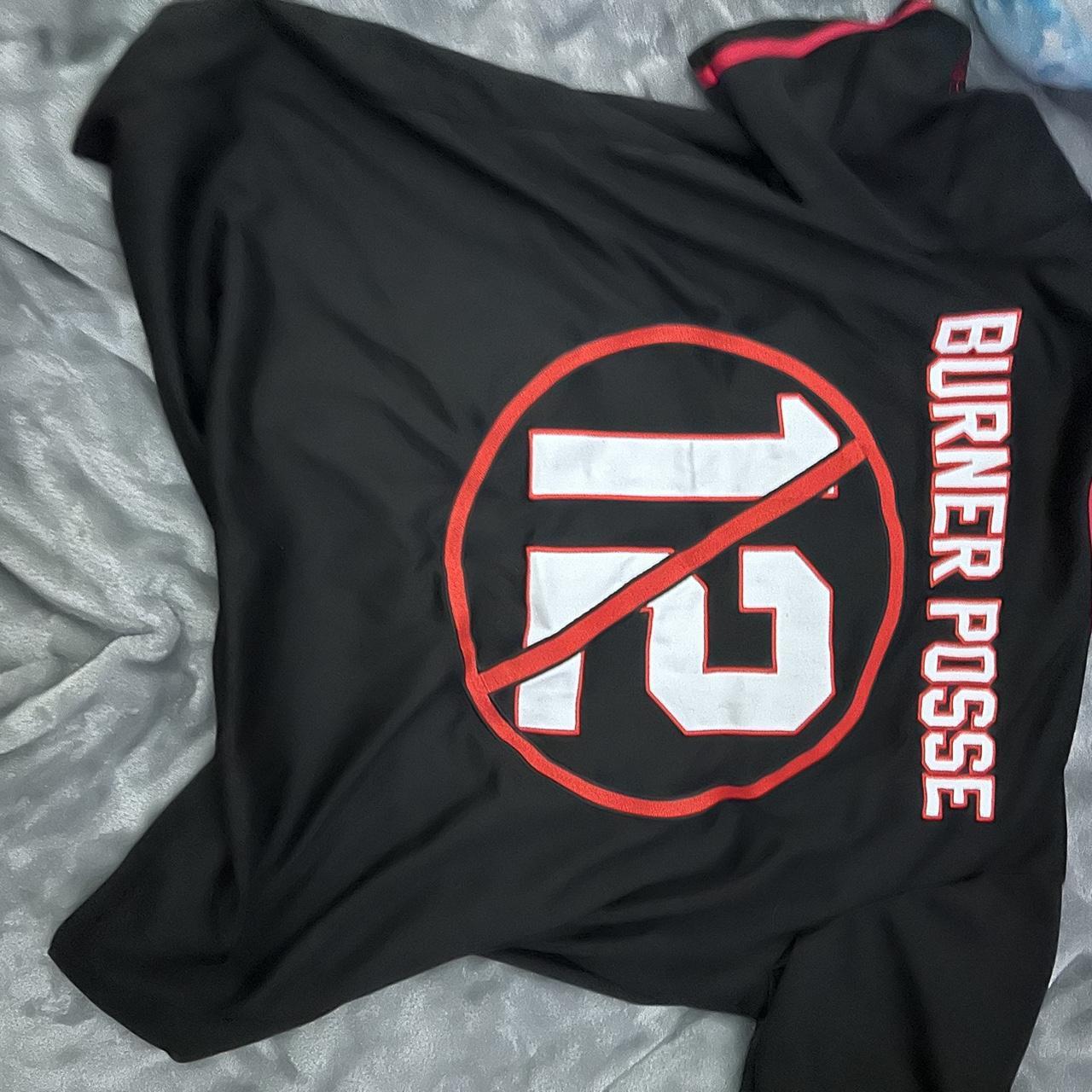 he$h burner posse jersey #ravewear #edmjersey - Depop