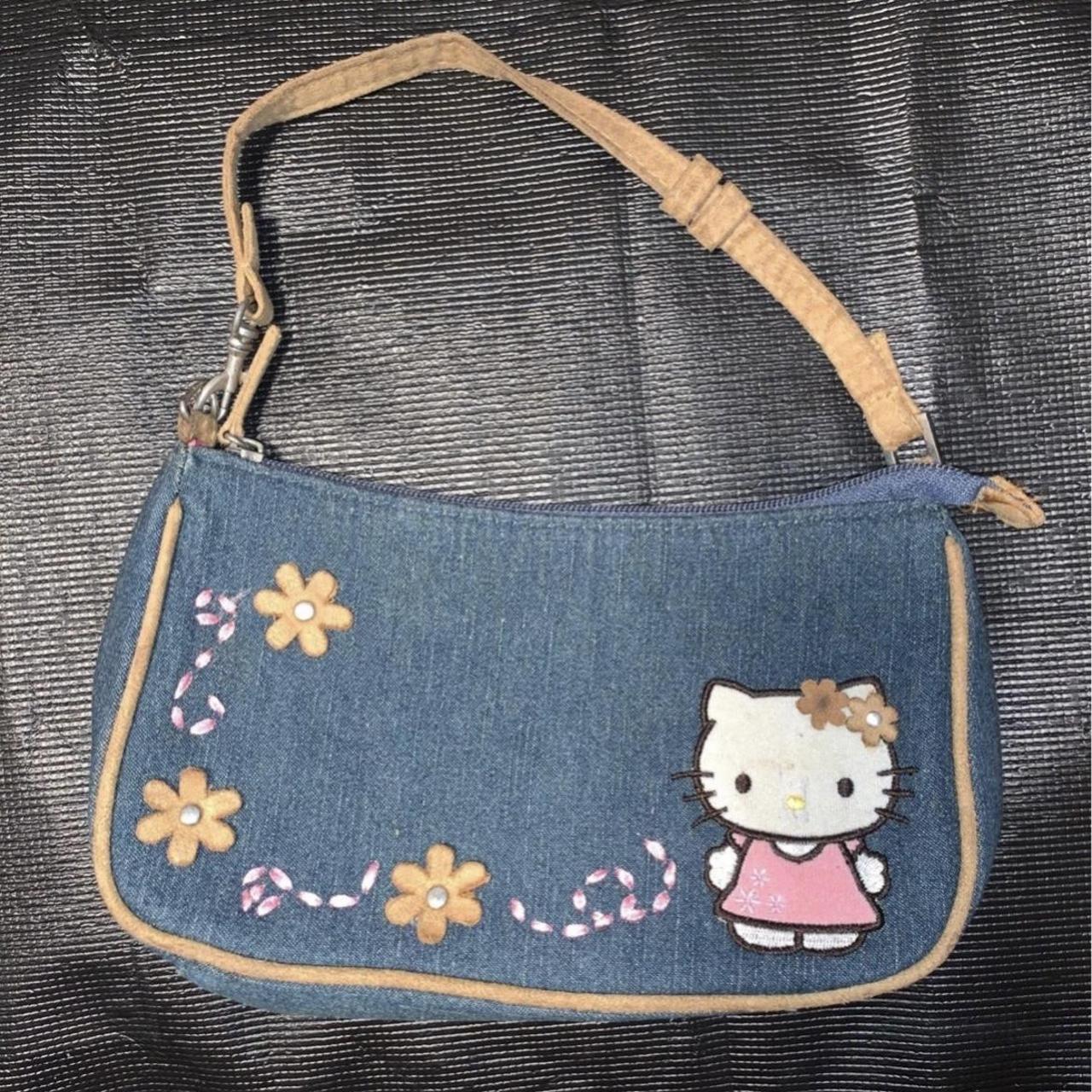 Sanrio Hello Kitty 2003 Denim purse bag This is a... - Depop